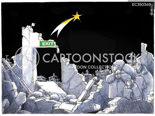 Christmas At Aleppo Cartoons and Comics - funny pictures from CartoonStock
