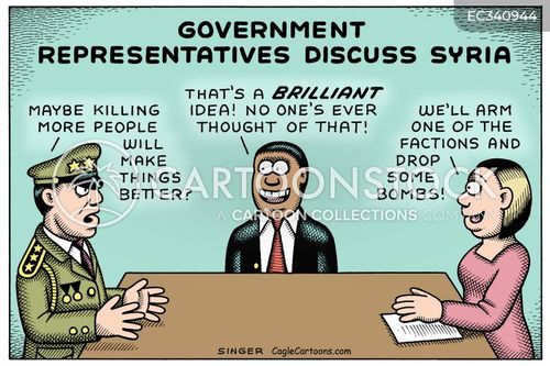 Peacetalks Syria Cartoons and Comics - funny pictures from CartoonStock