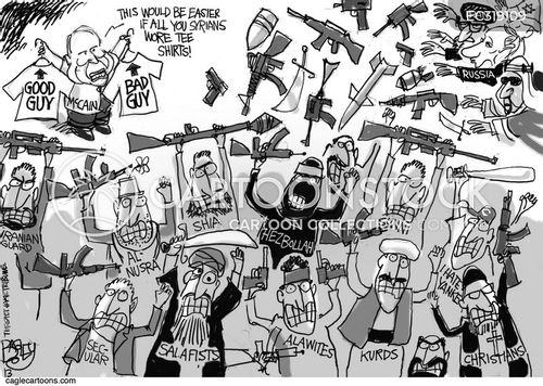 Syrian Women Cartoons and Comics - funny pictures from CartoonStock