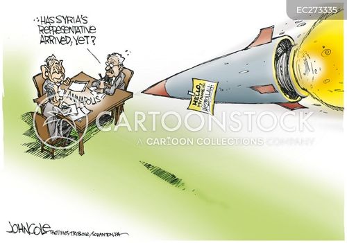 Annapolis Summit Cartoons and Comics - funny pictures from CartoonStock