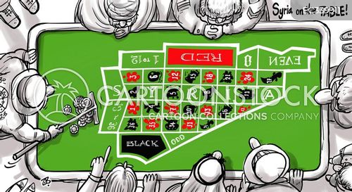 Roulette Table Cartoons and Comics - funny pictures from CartoonStock
