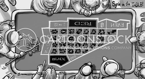 Roulette Table Cartoons and Comics - funny pictures from CartoonStock