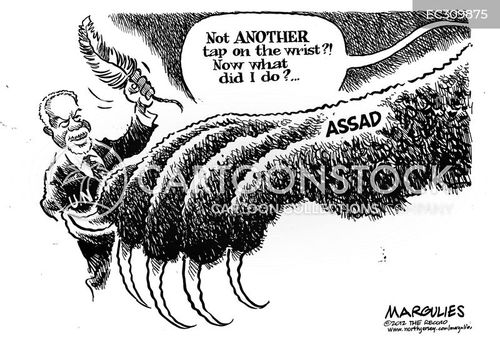 Assad Syria Cartoons and Comics - funny pictures from CartoonStock