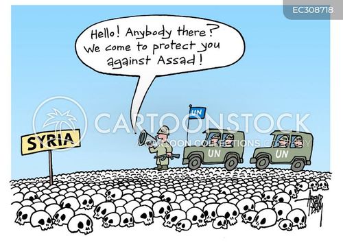 Un On Syria Cartoons and Comics - funny pictures from CartoonStock