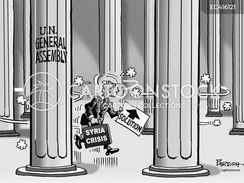 Syria Solution Cartoons and Comics - funny pictures from CartoonStock