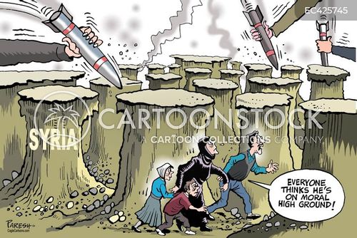 Civilian Suffering Cartoons and Comics - funny pictures from CartoonStock