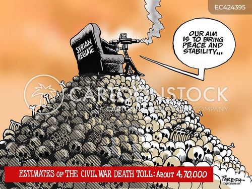 Syrian Death Cartoons and Comics - funny pictures from CartoonStock