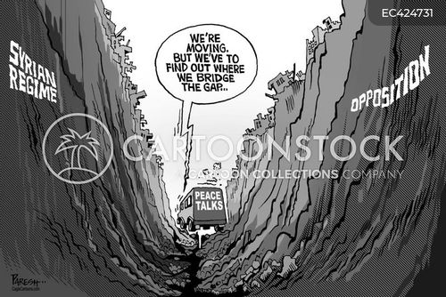 Syrian Devastation Cartoons and Comics - funny pictures from CartoonStock