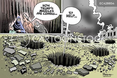 Devastating Attack Cartoons and Comics - funny pictures from CartoonStock