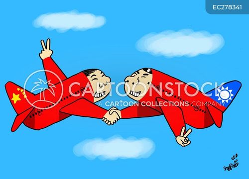 China-taiwan Divide Cartoons and Comics - funny pictures from CartoonStock