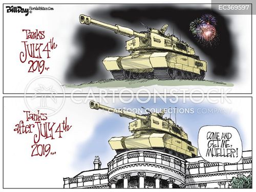Tanks In Parade Cartoons and Comics - funny pictures from CartoonStock