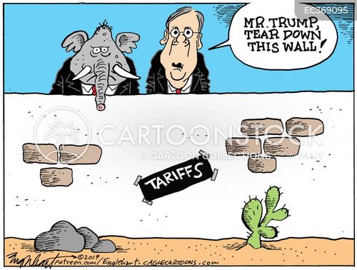 Trade Barrier Cartoons and Comics - funny pictures from CartoonStock