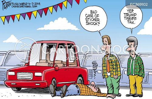 Sticker Shock Cartoons and Comics - funny pictures from CartoonStock