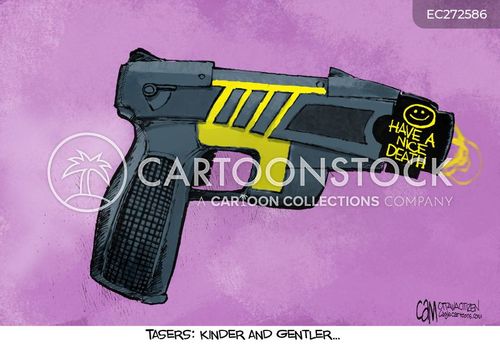 Stun Gun Cartoons and Comics - funny pictures from CartoonStock