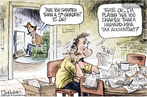 Tax Advice Cartoons and Comics - funny pictures from CartoonStock