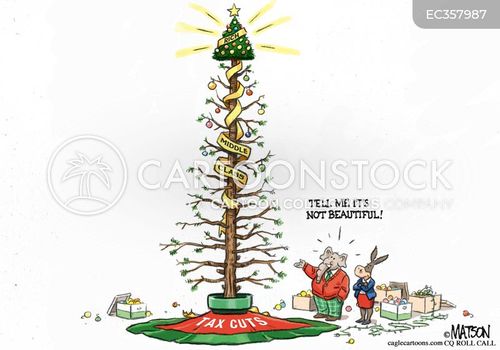 Tax Cut Christmas Tree Cartoons and Comics - funny pictures from ...