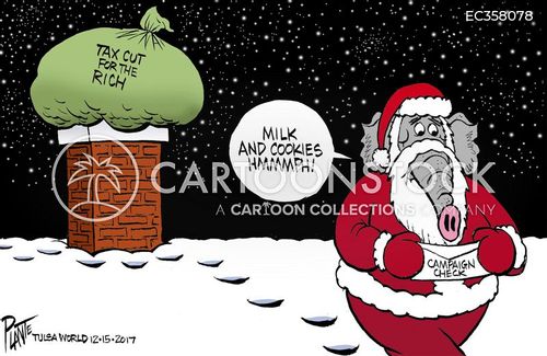 Tax Cut For Rich Cartoons and Comics - funny pictures from CartoonStock