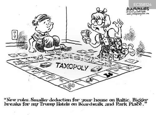 Tax Deduction Rules Cartoons and Comics - funny pictures from CartoonStock