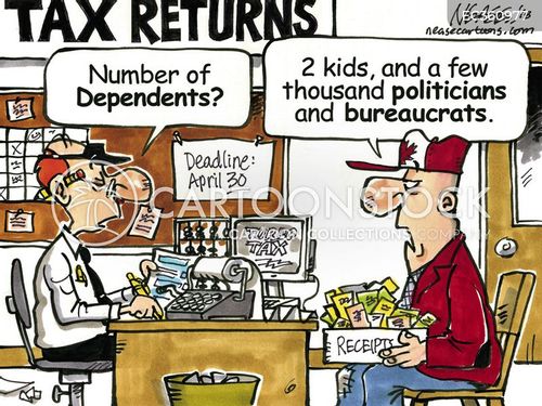 Tax Receipts Cartoons and Comics - funny pictures from CartoonStock