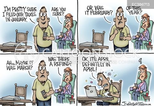 Tax Year Cartoons and Comics - funny pictures from CartoonStock