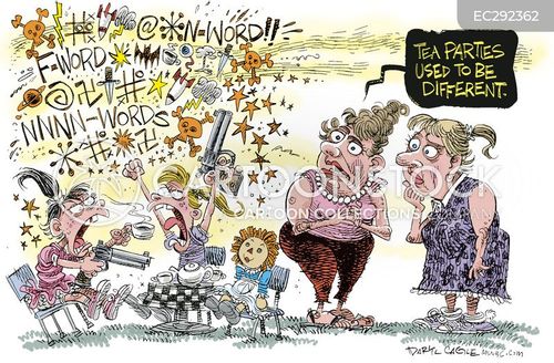 Tea Parties Cartoons and Comics - funny pictures from CartoonStock