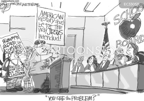 Curriculum Debate Cartoons and Comics - funny pictures from CartoonStock