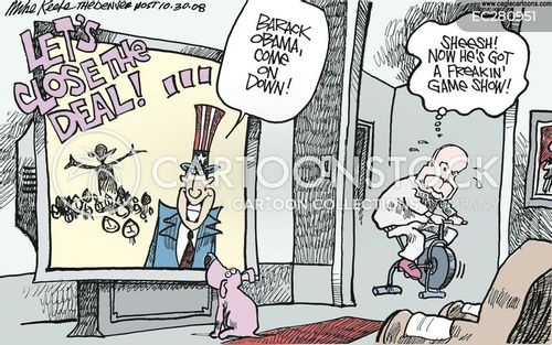 Closing The Deal Cartoons and Comics - funny pictures from CartoonStock