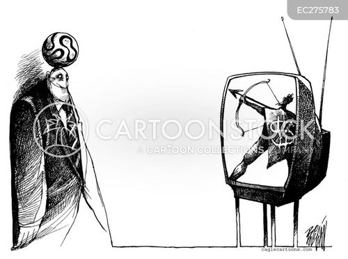 Nfl Viewership Cartoons and Comics - funny pictures from CartoonStock