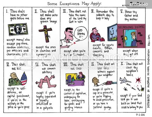 Religious Hypocrisy Cartoons and Comics - funny pictures from CartoonStock