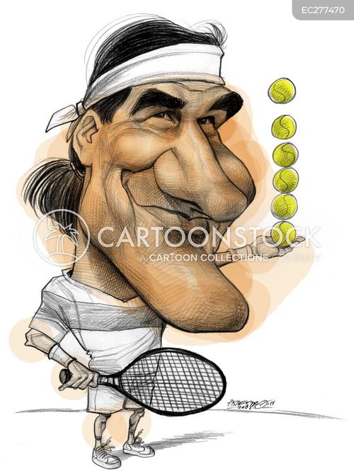 Tennis Champion Cartoons and Comics - funny pictures from CartoonStock
