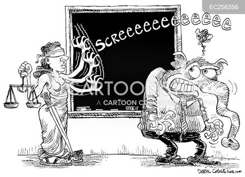 Justice Statue Scales Cartoons and Comics - funny pictures from ...