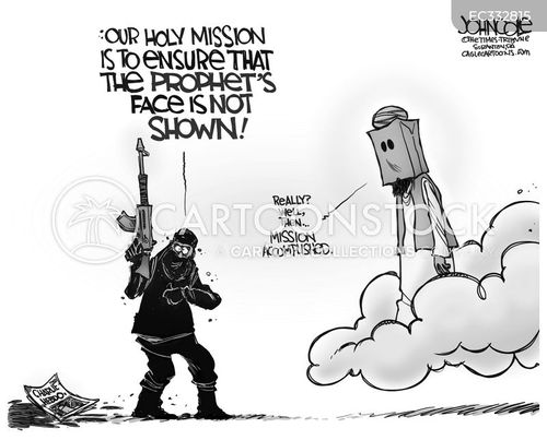 Prophet Blasphemy Cartoons and Comics - funny pictures from CartoonStock