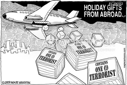 Flight Security Cartoons and Comics - funny pictures from CartoonStock