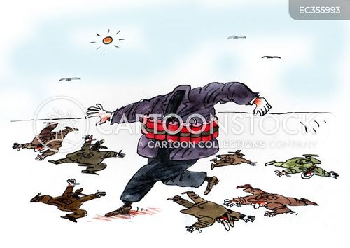 Terror-inducing Cartoons and Comics - funny pictures from CartoonStock