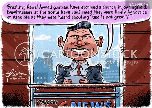 Church Attack Cartoons and Comics - funny pictures from CartoonStock