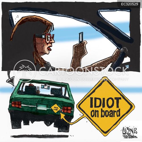 Texting While Driving Cartoons and Comics - funny pictures from ...