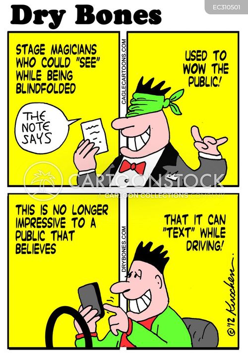 Distracted Driving Prevention Cartoons and Comics - funny pictures from ...
