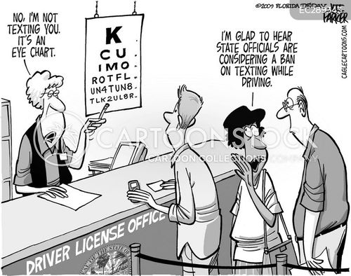 Texting While Driving Cartoons and Comics - funny pictures from ...