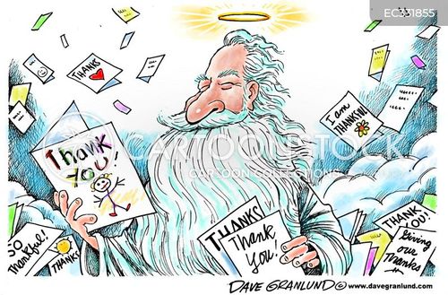 Being Thankful Cartoons and Comics - funny pictures from CartoonStock