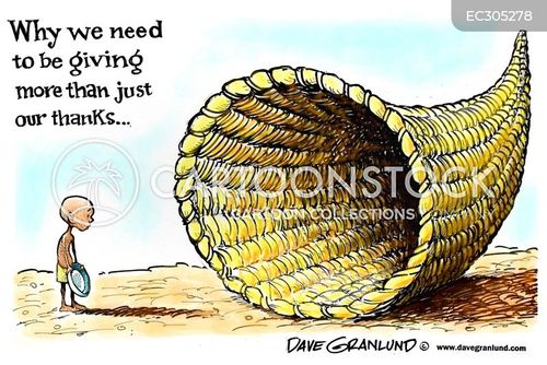 Being Thankful Cartoons and Comics - funny pictures from CartoonStock