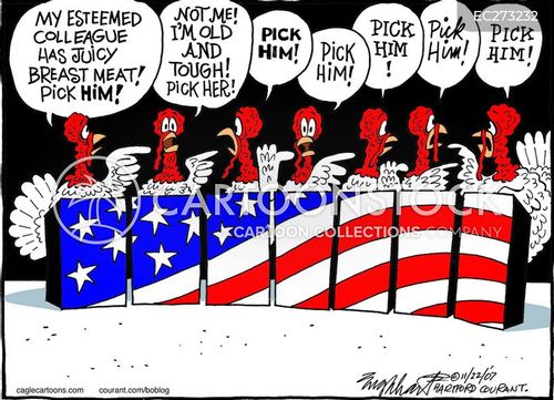 Holiday Debate Cartoons and Comics - funny pictures from CartoonStock