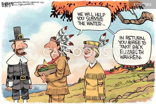 Pilgrim-native American Relations Cartoons and Comics - funny pictures ...