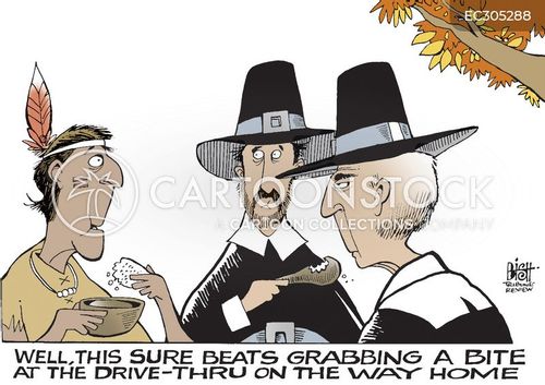 Pilgrim-native American Relations Cartoons and Comics - funny pictures ...