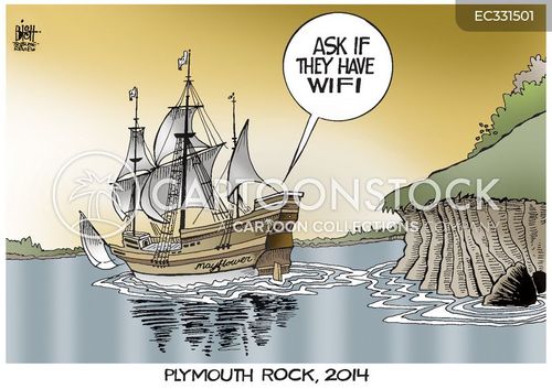Mayflower Journey Cartoons and Comics - funny pictures from CartoonStock