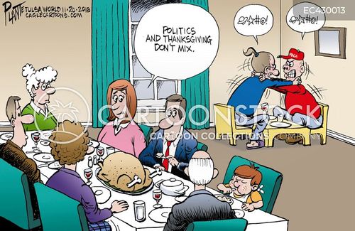Thanksgiving Dinner Politics Cartoons and Comics - funny pictures from ...