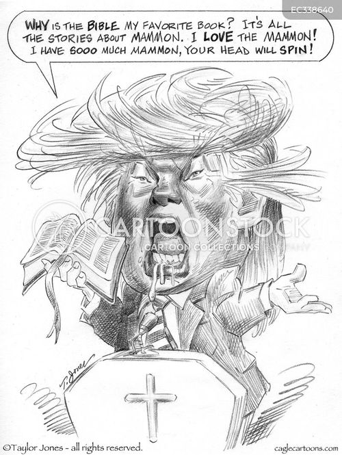Mammon Cartoons and Comics - funny pictures from CartoonStock
