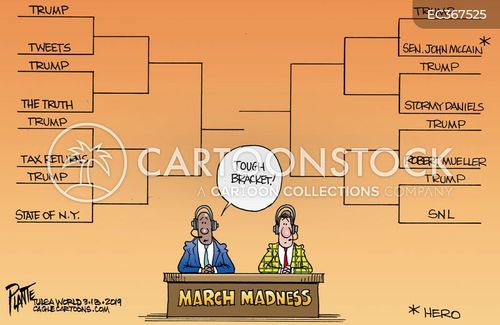 The Trump Bracket Cartoons and Comics - funny pictures from CartoonStock