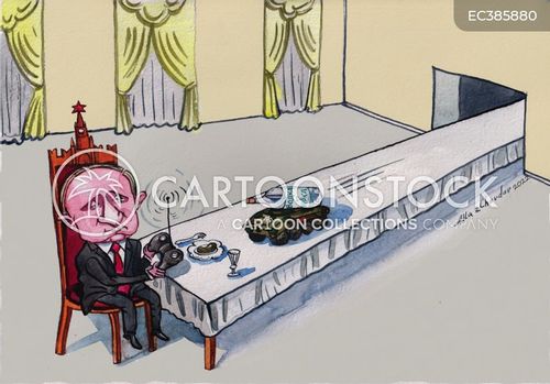 Urgent Negotiations Cartoons and Comics - funny pictures from CartoonStock