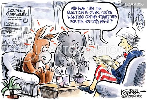 Electoral Therapy Cartoons and Comics - funny pictures from CartoonStock