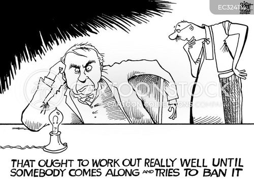 Light Fixtures Cartoons and Comics - funny pictures from CartoonStock